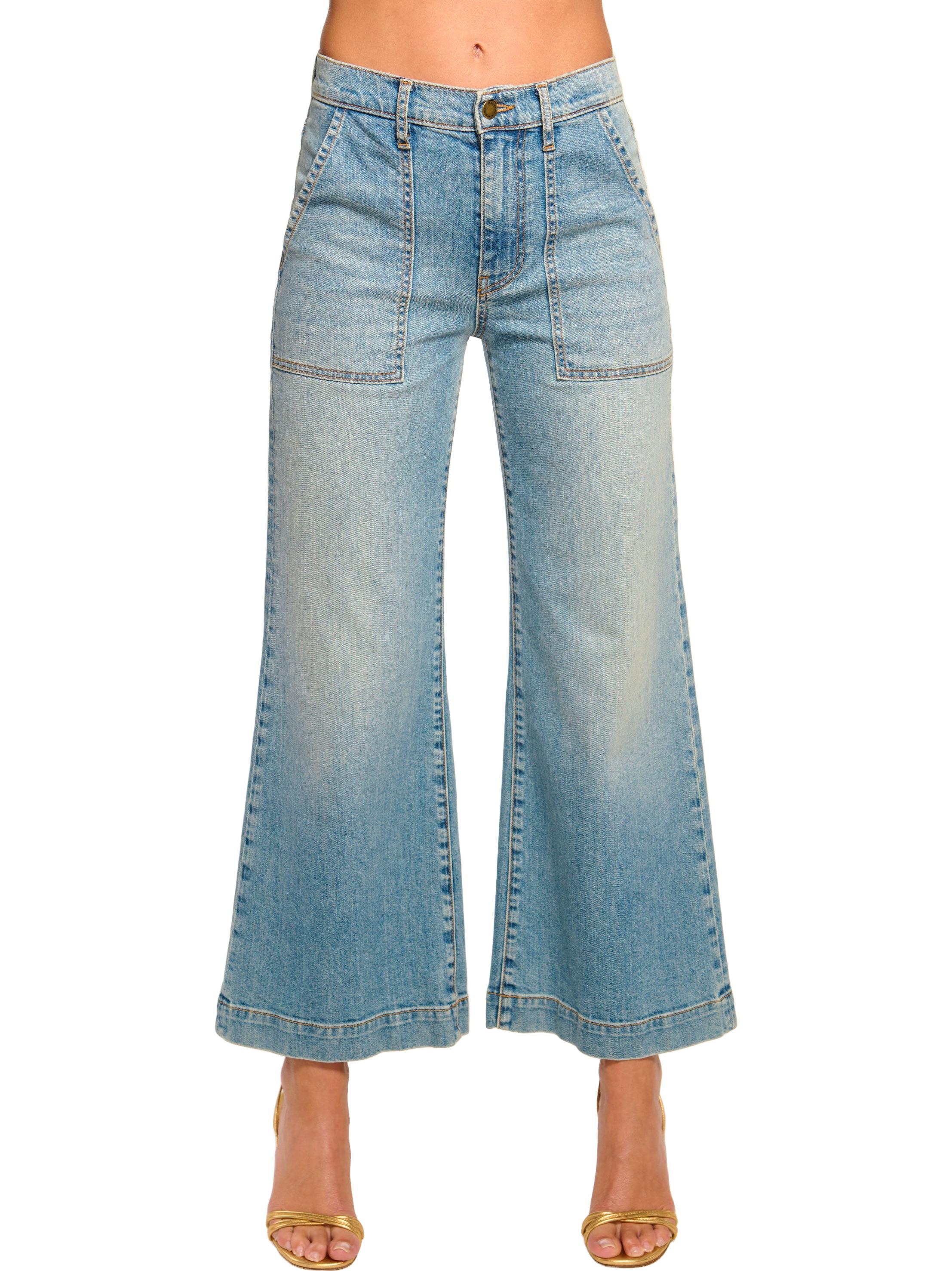 RAMY BROOK Ramy Brook Clifford Cropped Wide Leg Jeans